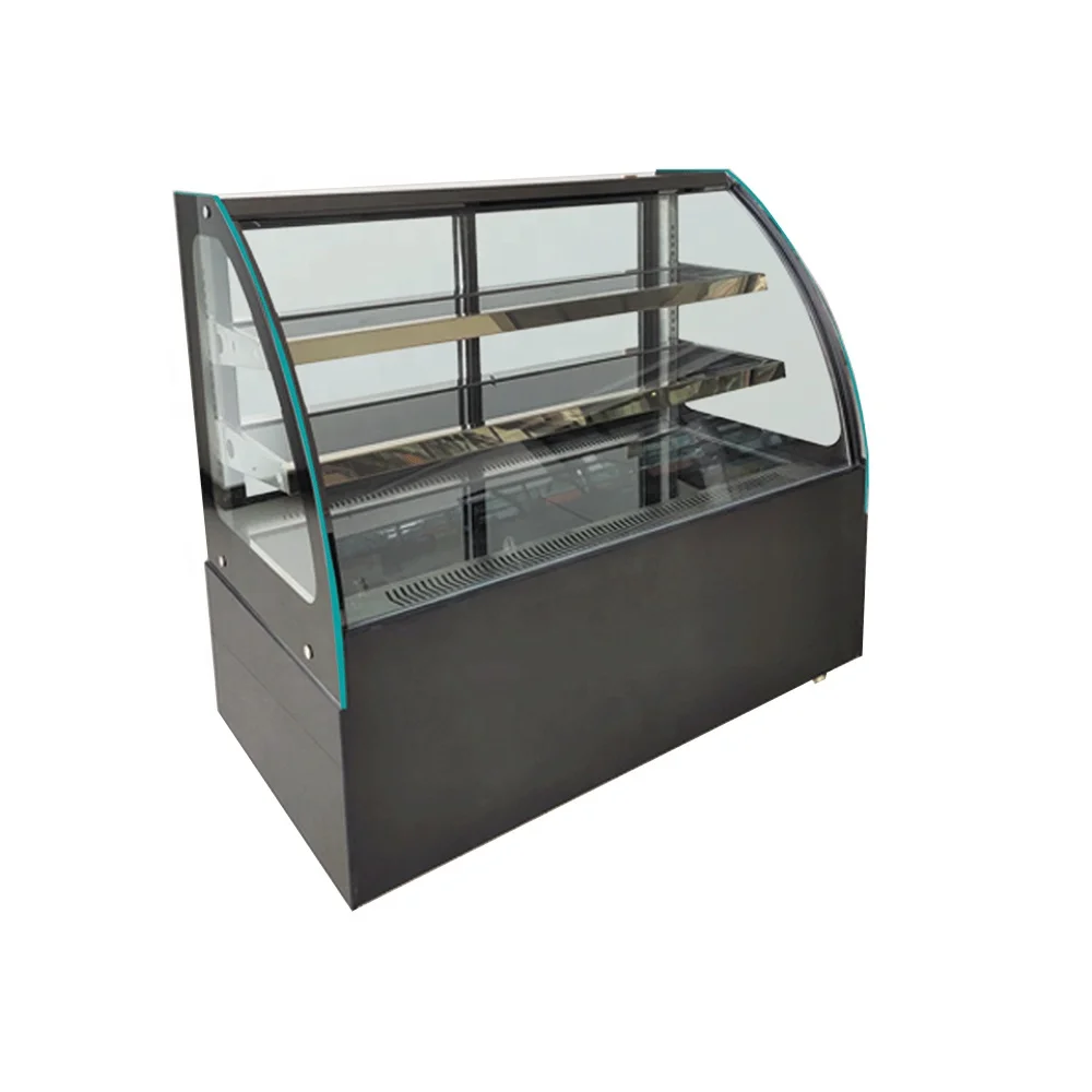 Modern Glass Cake Display Cabinet Chiller Showcase For Cake Store ...