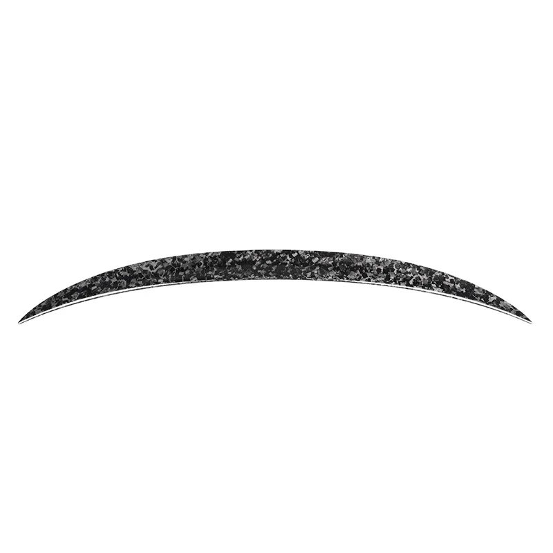 P Style Forged Carbon Fiber Spoiler Ducktail Rear Trunk Lip Tail Wing ...