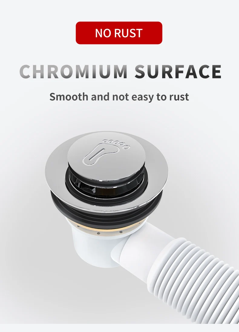 Plastic Pop up Waste for Bathtub Waste Drainer Set ABS Shower Drain ...