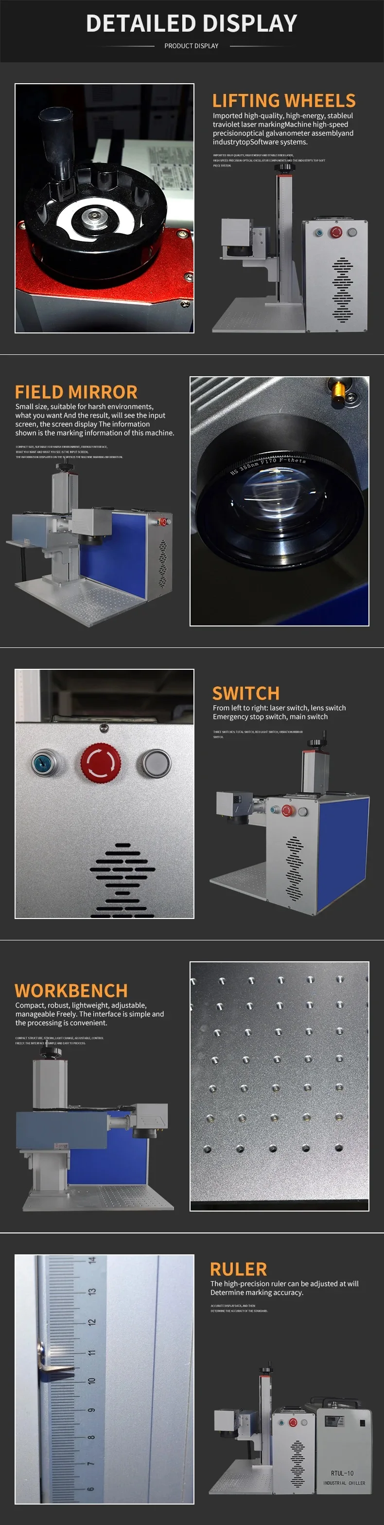 High Precision Pvc Id Card Laser Printer 3w/5w Uv Laser Marking Machine ...