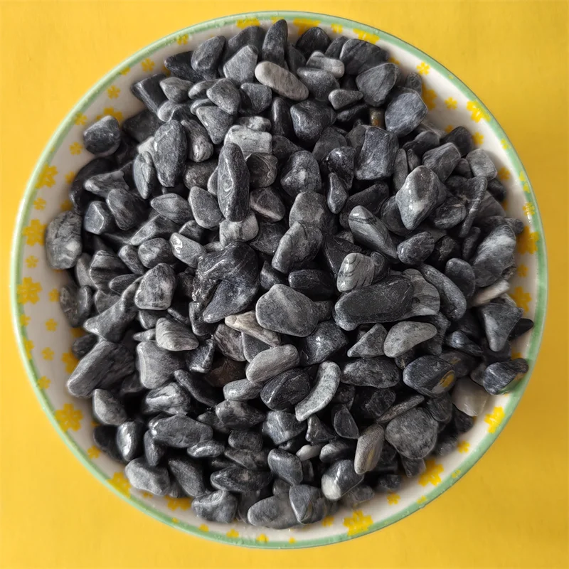 Natural Granite Tumbled Small Snow White Pebbles - Buy Buy Snow White ...