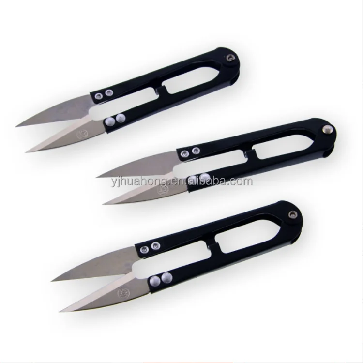U-shaped Yarn Cutting Scissors Yarn Scissors Multicolor Handle Thread ...