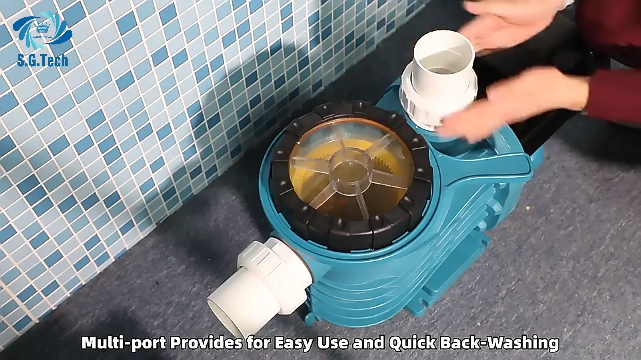 Water Crown 2hp & 3hp Variable Speed Pool Pump Eakp Series Swimming ...