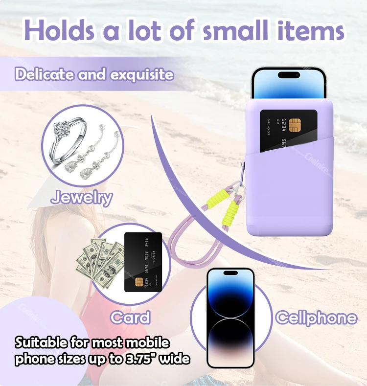 Tik Tok Hot Sale Silicone Pouch Key Chain Pouch Cute Coin Purse For Women Serves As Keychain ...