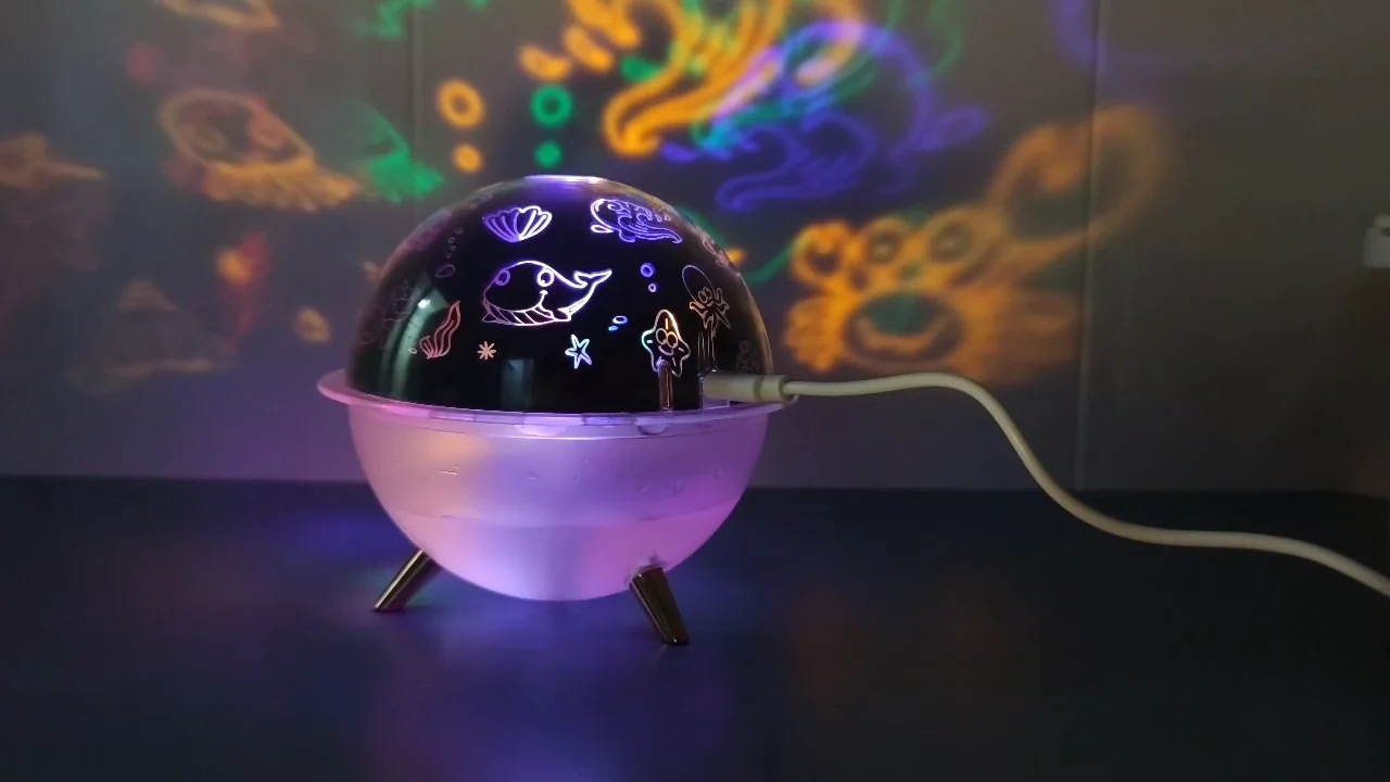 Hot Sale Portable Ultrasonic Cool Mist Humidifier With Starry Sky ...