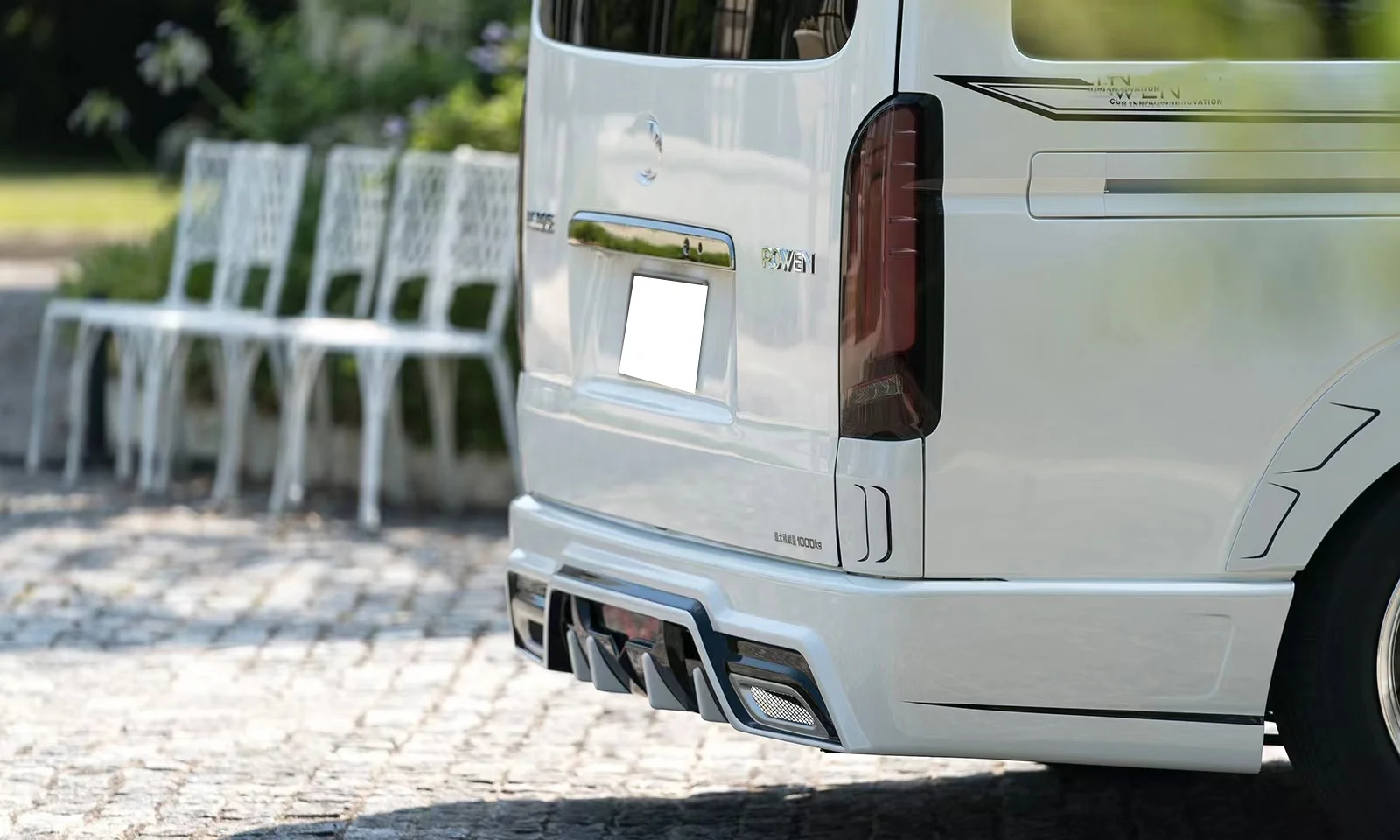 Hiace Kdh200 Rowen Rear Bumper W/o Lamp Auto Body Parts For Hiace 2005 ...