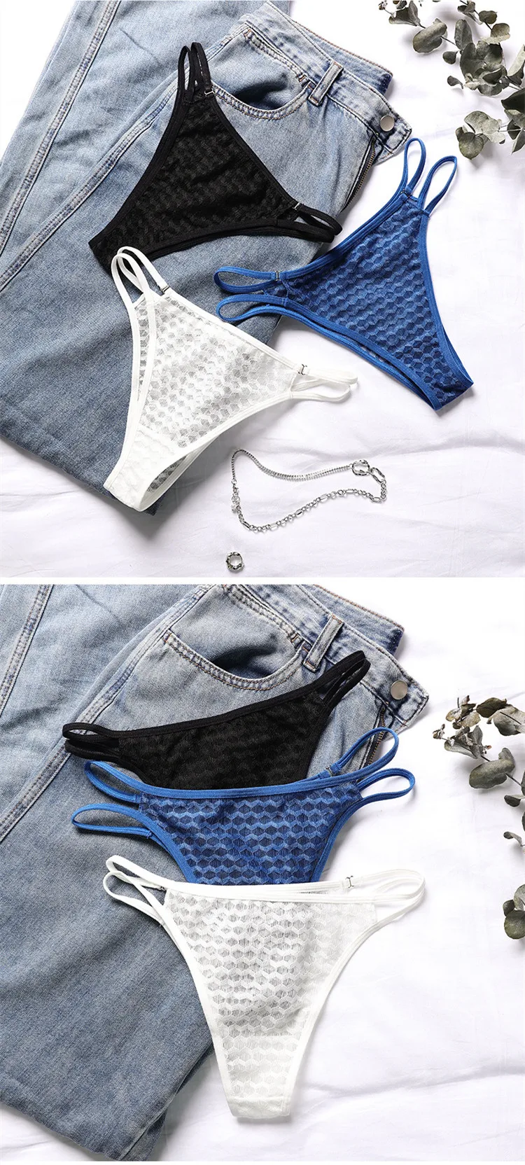 Ladies Low Waist High Quality Lace Thong Seamless Underwear Ropa ...