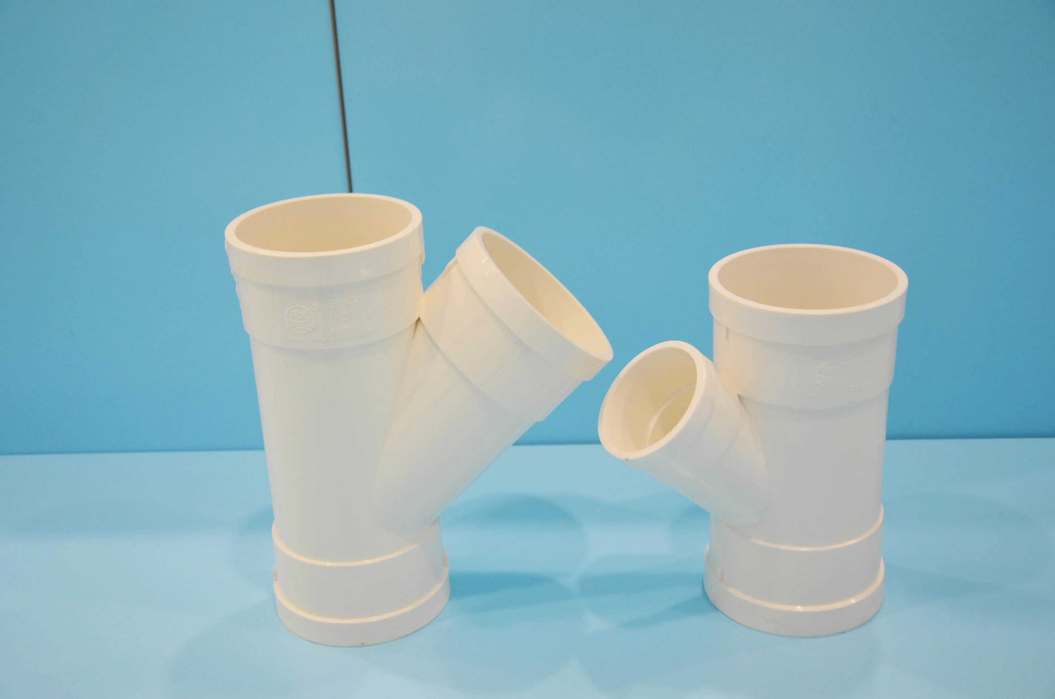 China Factory Manufacturing High Quality Pvc Pipe Fittings Oblique Tee ...