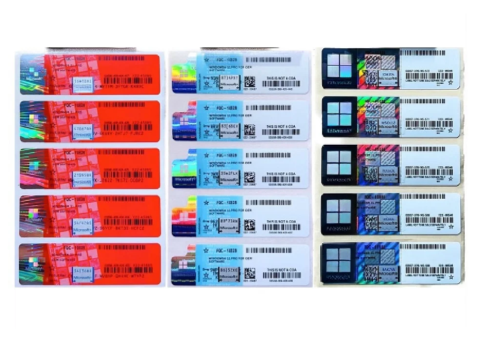 Win 11 Pro Oem Coa Sticker 100% Online Activation Lifetime Warranty Win ...