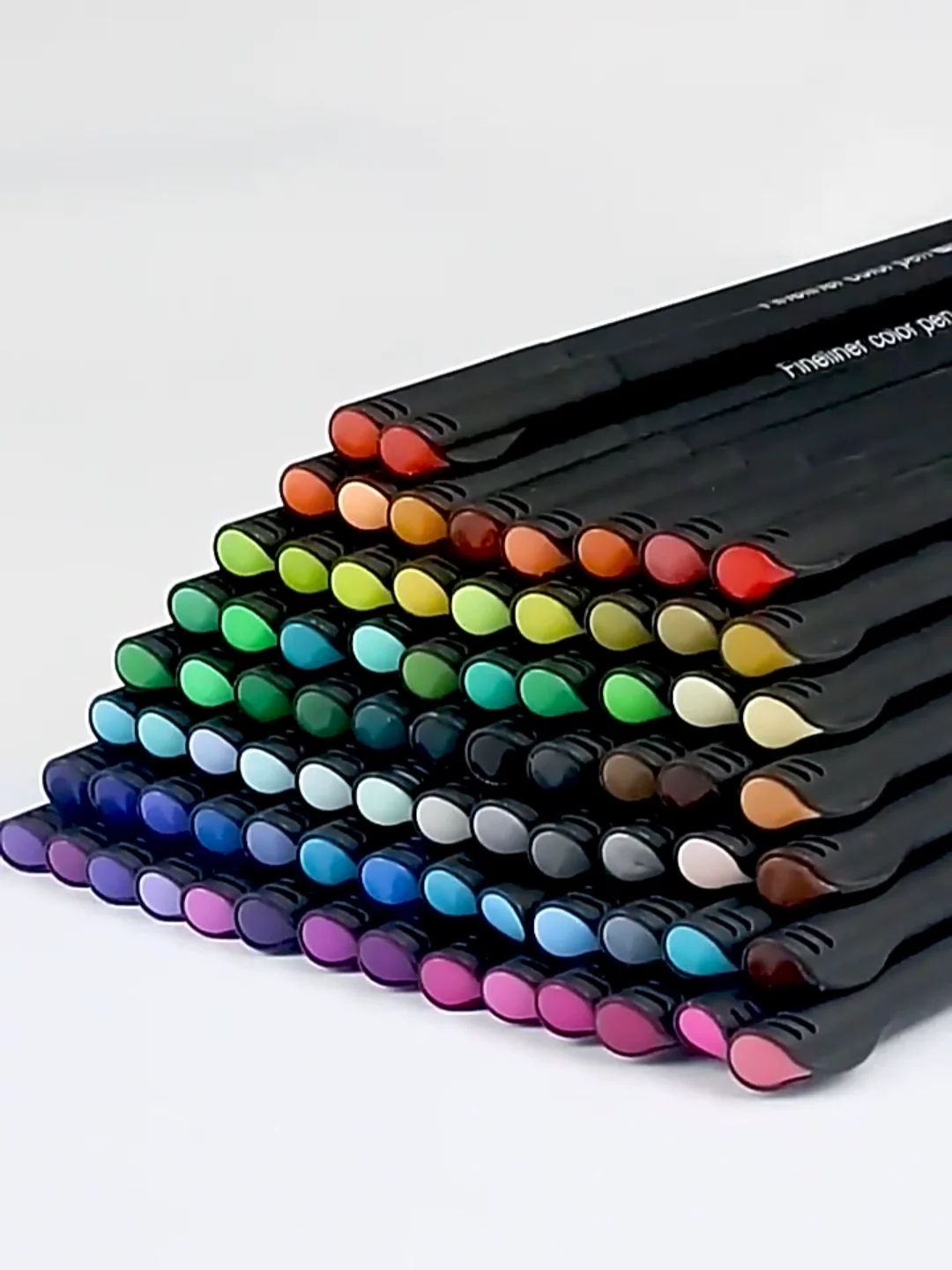 24 Color Quick Drying Water Brush Color Markers Set For Drawing ...