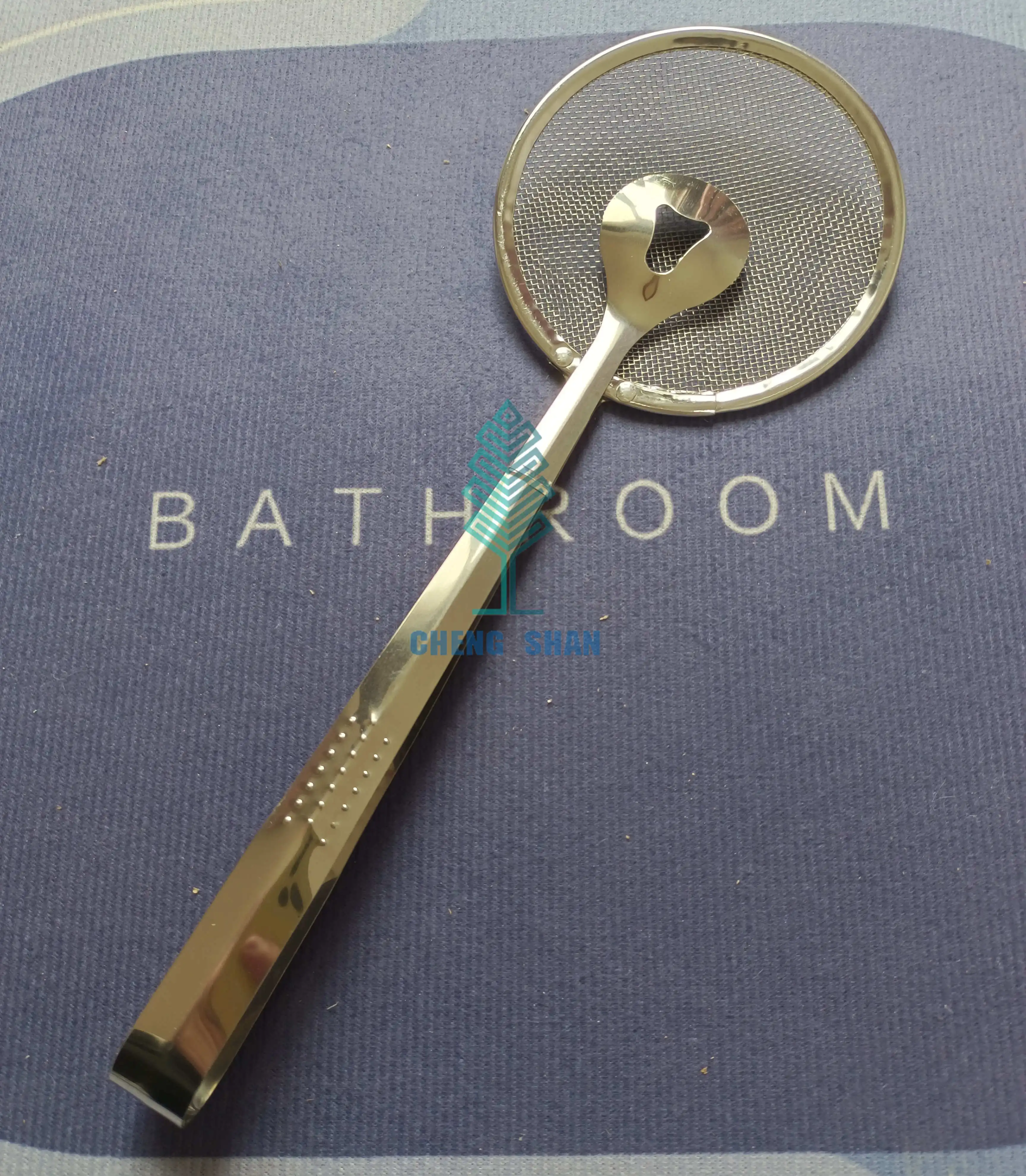 Stainless Steel Kitchen Colander Filter Mesh Spoon Fried Food Oil Scoop ...