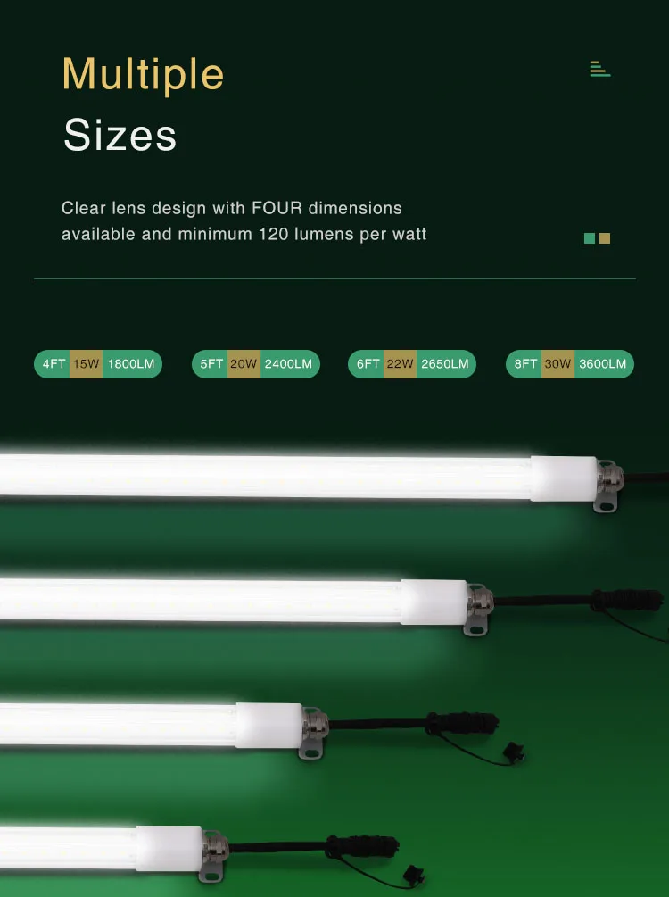 Reach in Freezer Room Led Visi Cooler Light 6 8 Feet ft T8 Tube V-shape ...