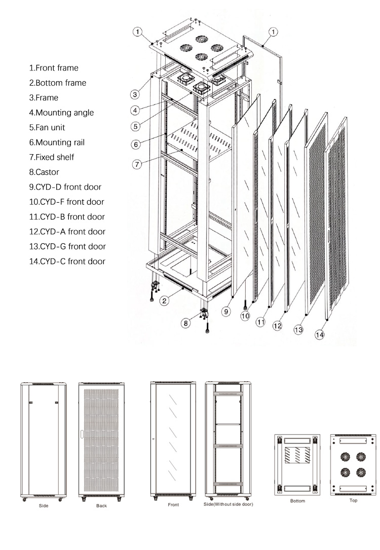E-abel Server Rack Cabinet - Secure and Soundproof Storage