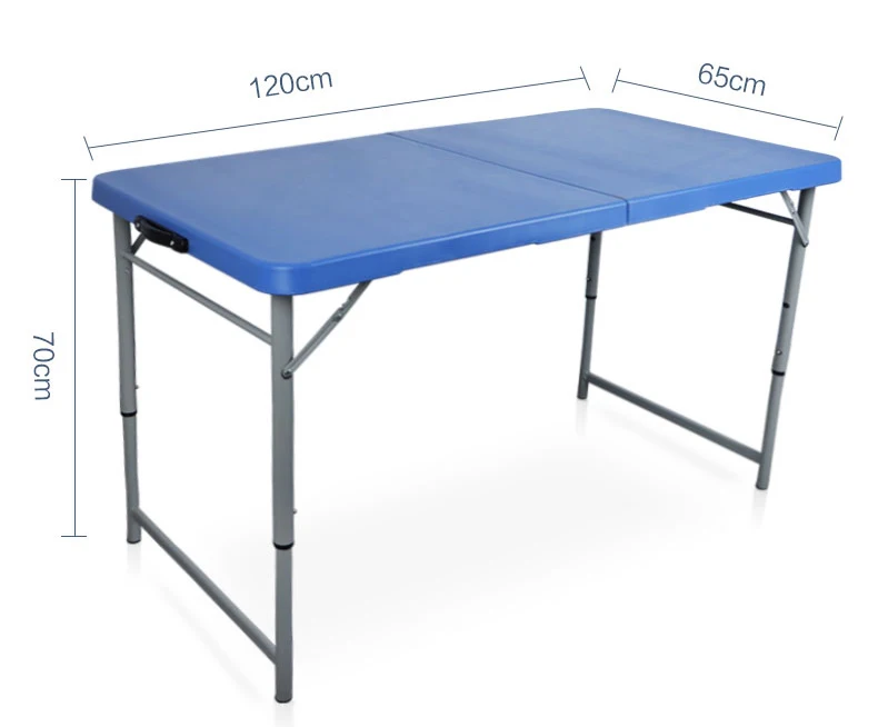 Wholesale White Blue Folding Table Party Folding Tables Foldable ...