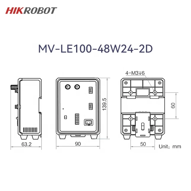 Hikrobpt Simulation Constant Pressure Series Light Source Controller Mv-le100 Multi-light ...