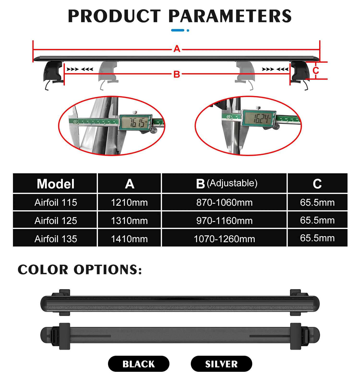 Adjustable Compatible Off Road 4x4 Car Accessories Parts Roof Rails ...