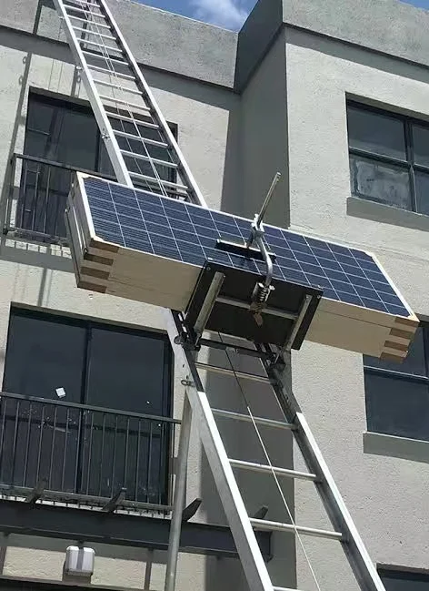 Alum Ladder Lift - Safe and Easy Install for Solar Panels