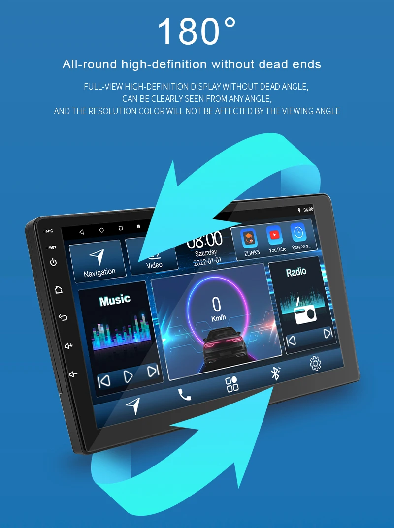 Spot 9-inch Carplay/android Auto Split Ips Screen 2gb+32gb Android 7.0 ...