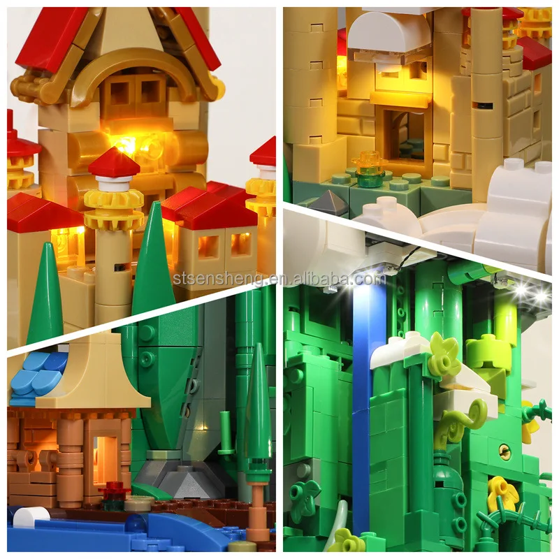 Hot Funwhole Fh9001 Forest Cabin Set Street View Moc Bricks Creative ...