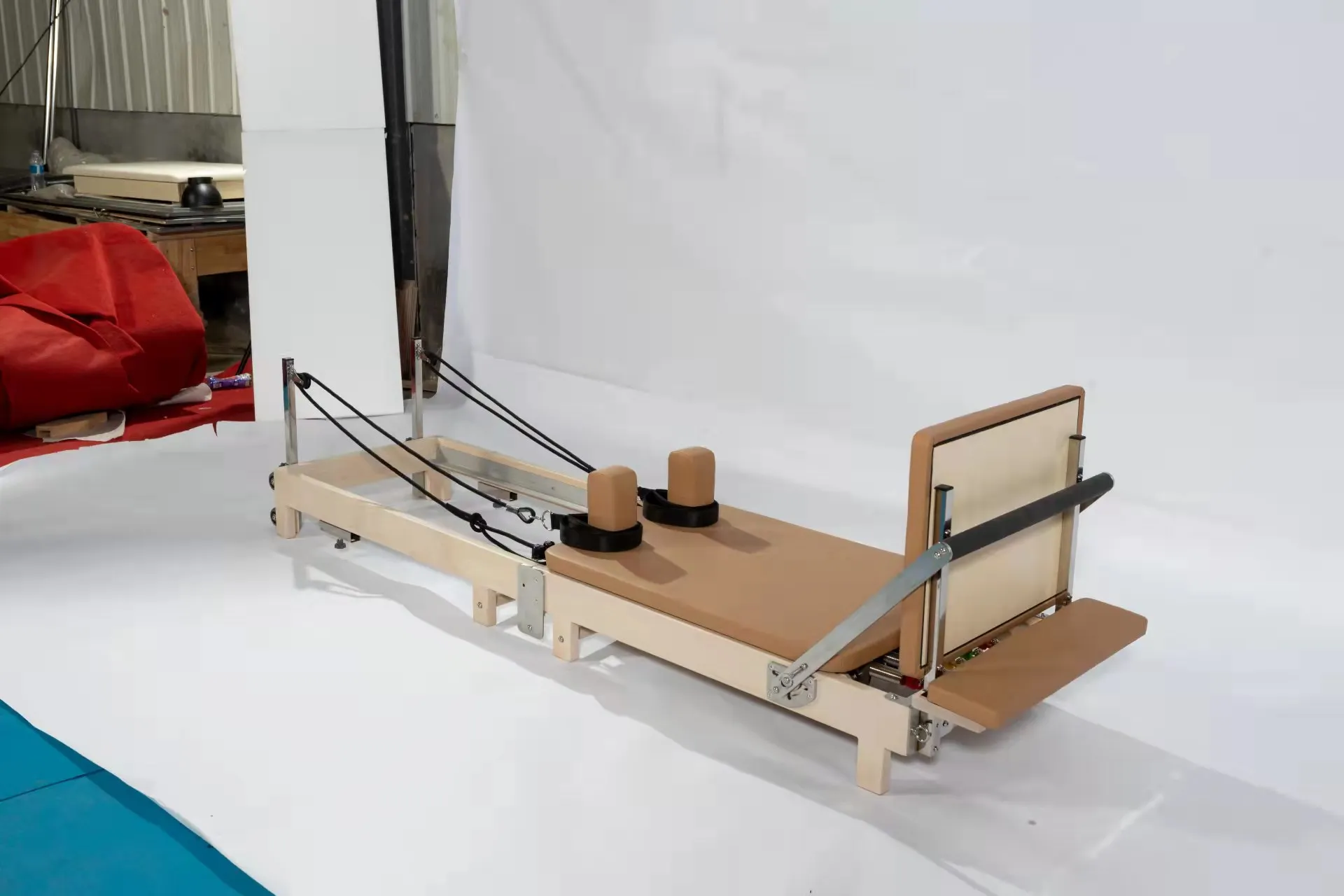 Home Use Portable Stable Maple Wooden Folding Yoga Machine Foldable ...