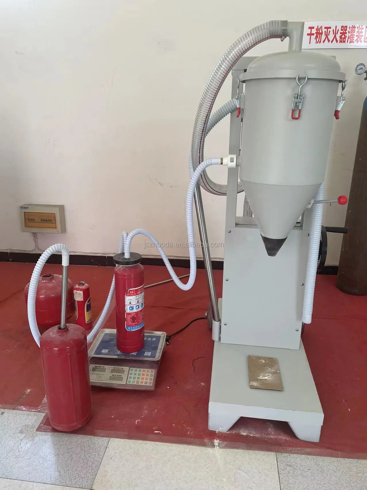 Fire Extinguisher Service Machine - Precision Powder Refilling