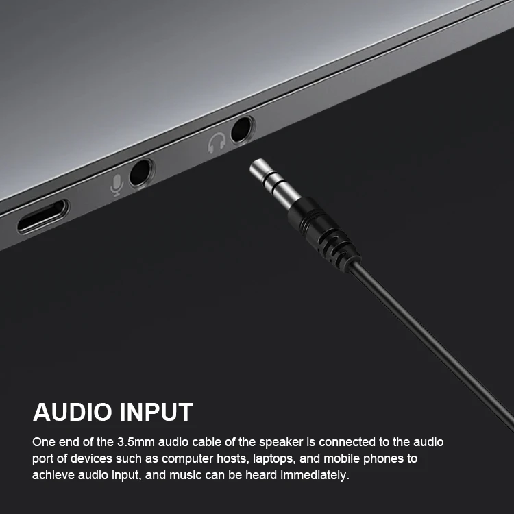 Kisonli X31 Laptop Custom Logo Speakers for Music - Portable & Powerful