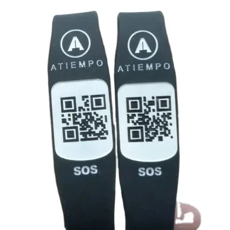 Fashion Jewelry - Silicone Medical SOS Bracelet with QR Code