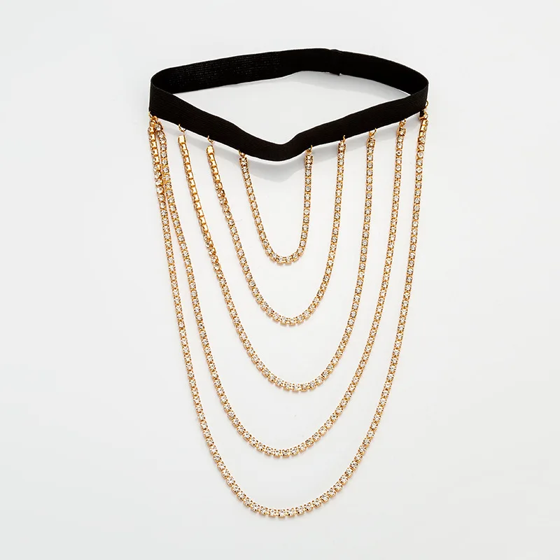 Wholesale Fashion Jewelry Body Chain Crystal Tassels Leg Chain Sexy ...