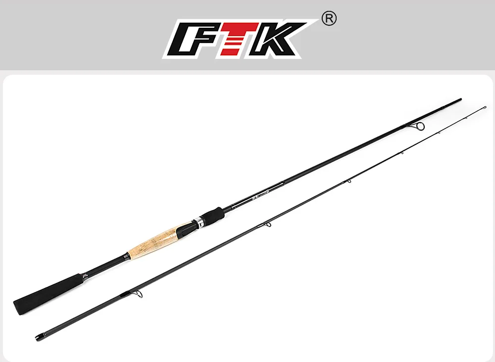 FTK 2 Section Carbon Fiber Fishing Rod - Ultra Light & Durable