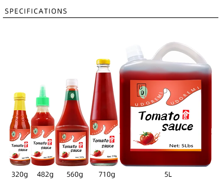 Factory Price Custom Private Label Ketchup Halal 5l Drum Bulk Food ...