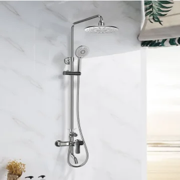 JOMOO Height Adjustable Shower Combo System High Quality Silicone Descalling Rainfall Shower Set ...