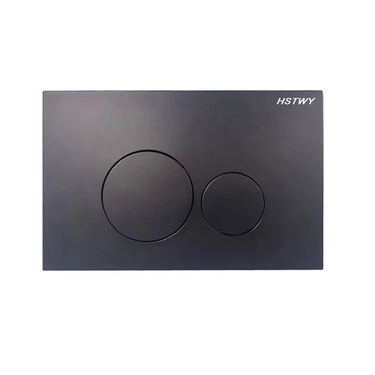 HSTWY Concealed Cistern Push Panel Wall Mounted Dual Round Buttons ...