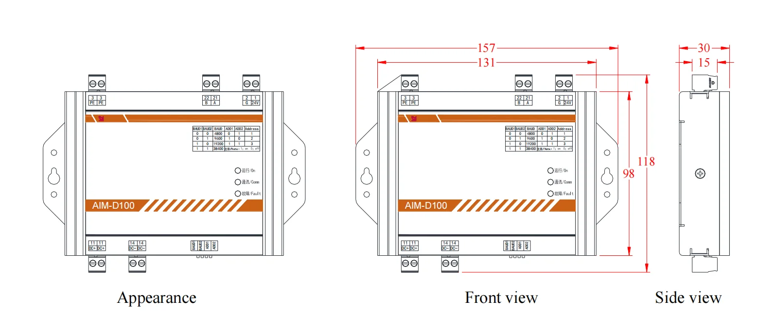 Aim-d100-ca Dc Ground Fault Detection & Circuit Breaker Monitoring ...