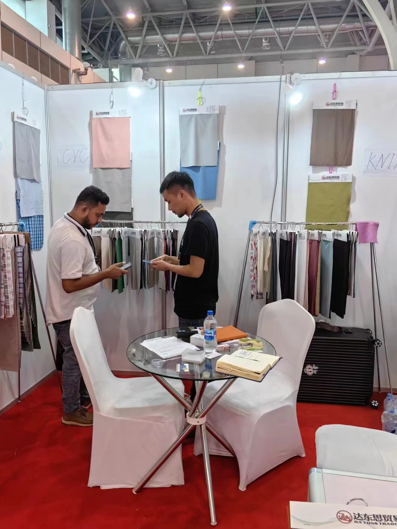 Wholesale Fashion Garment Cvc Fabric Solid Blue Jersey 100% Polyester ...