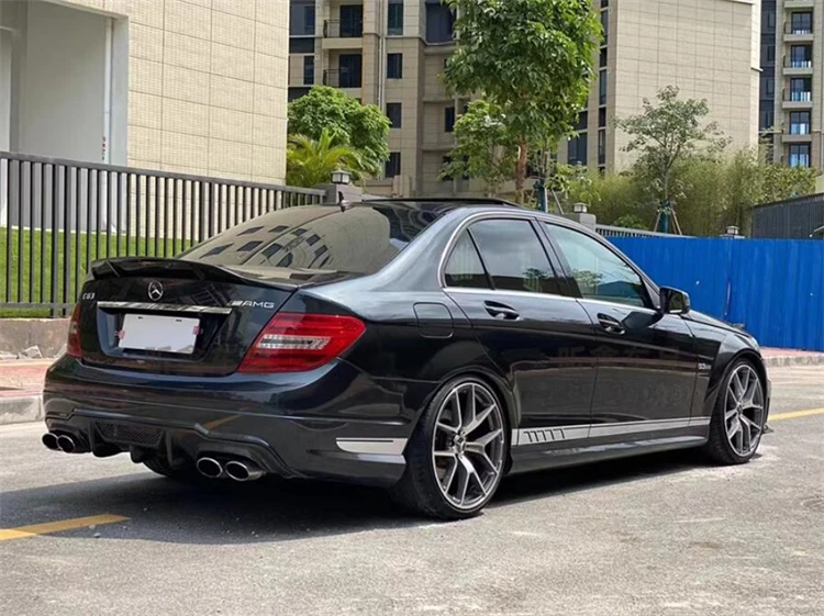 For Benz W204 Spoiler 2008-2014 C200 C220 C250 Lip Spoiler Style R Car ...
