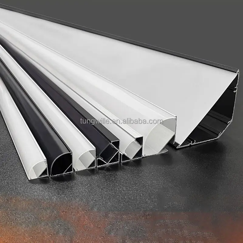 60x60mm Corner Aluminum LED Profile for Up Down LED Strip Light ...