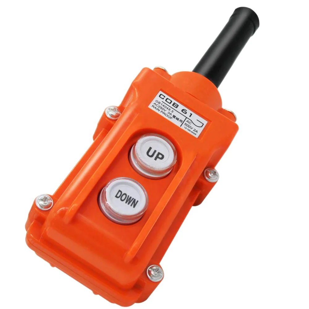 Cob61 Hoist Crane Push Button Switch 5a 250vac - Buy Push Button Switch,12 Volt Push Button ...
