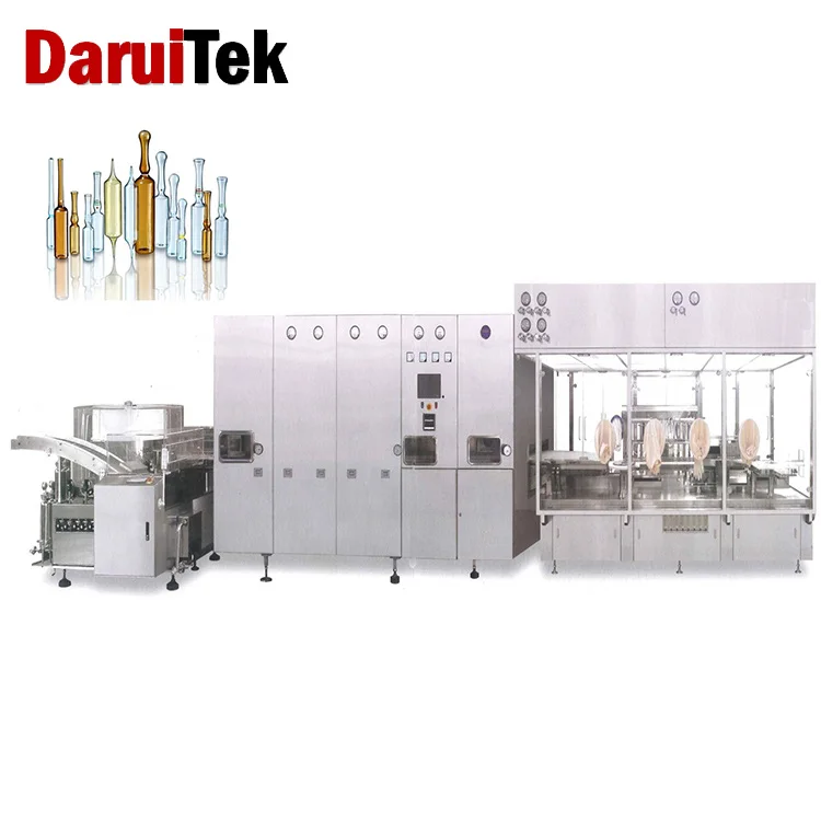 Aseptic Filling Machine Glass Injection Ampoule Filling Line With ...