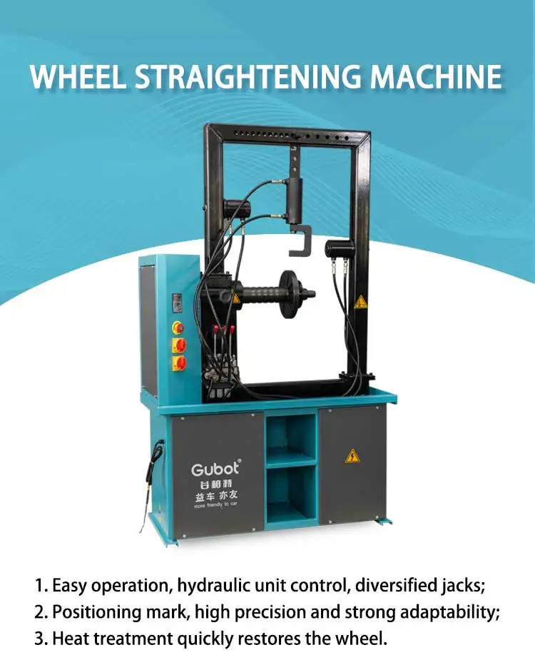 Hydraulic Wheel Rim Straightening Machine Steel Rim Straightener - Buy ...