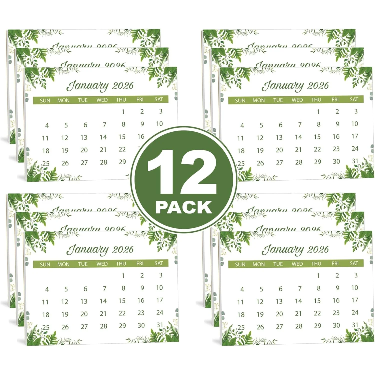 2026 Scrapbook Calendar Minis Tear off Refill Pads for Scrapbooking ...
