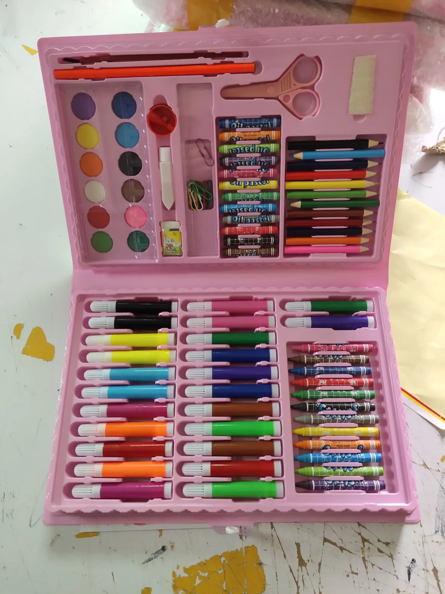 Hotsale Kids Art Set Children Drawing Set Water Color Pen Crayon Oil ...