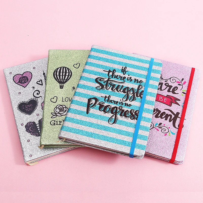 Custom Korean Glitter Sequin Notebook A5 & A6 | Oem | Wholesale