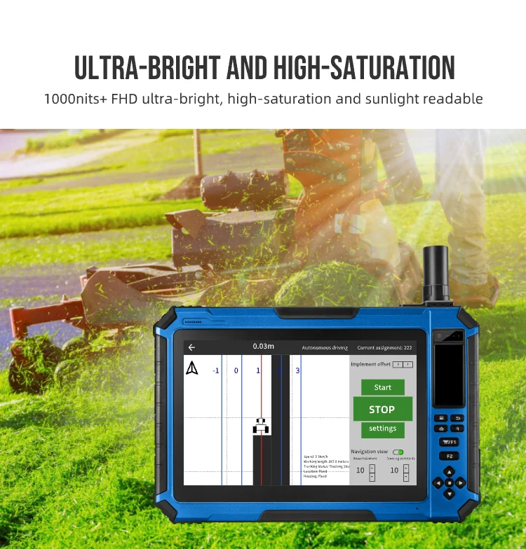 Hugercok G101f Rtk Gps Gnss Receiver Smart Outdoor 10.1 Inch Industrial ...