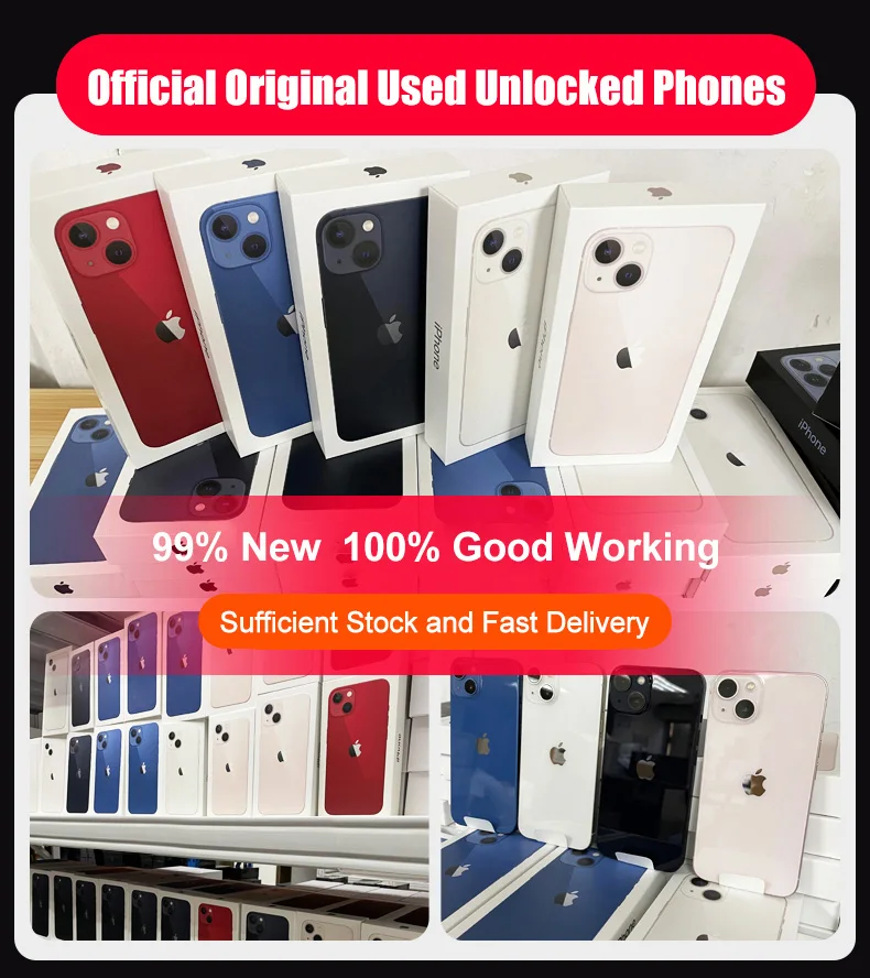 Original And Unlocked Second Hand Smart Mobile Phone For Iphone 13 Pro ...