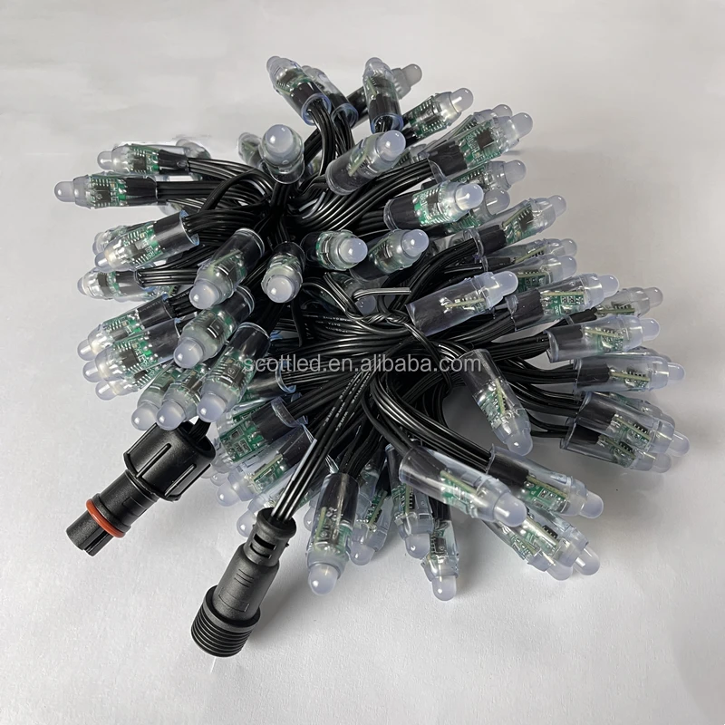 Smart RGB Pixel LED Bullet Nodes - 100 Leds Xconnect Waterproof