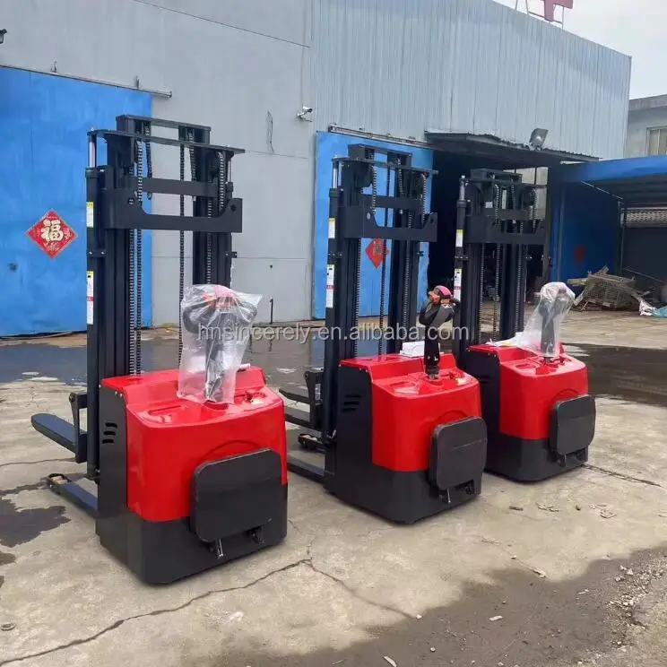 2T Electric Seated Reach Stacker Electric Pallet Forklift 3m 4m 5m 6m ...