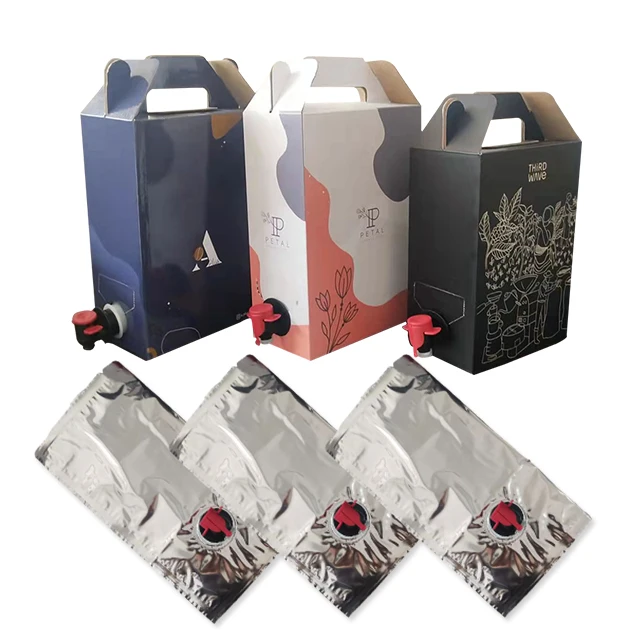 Custom Laminated Aseptic Bag In Box Aluminum Bib Aseptic Bag In Box ...