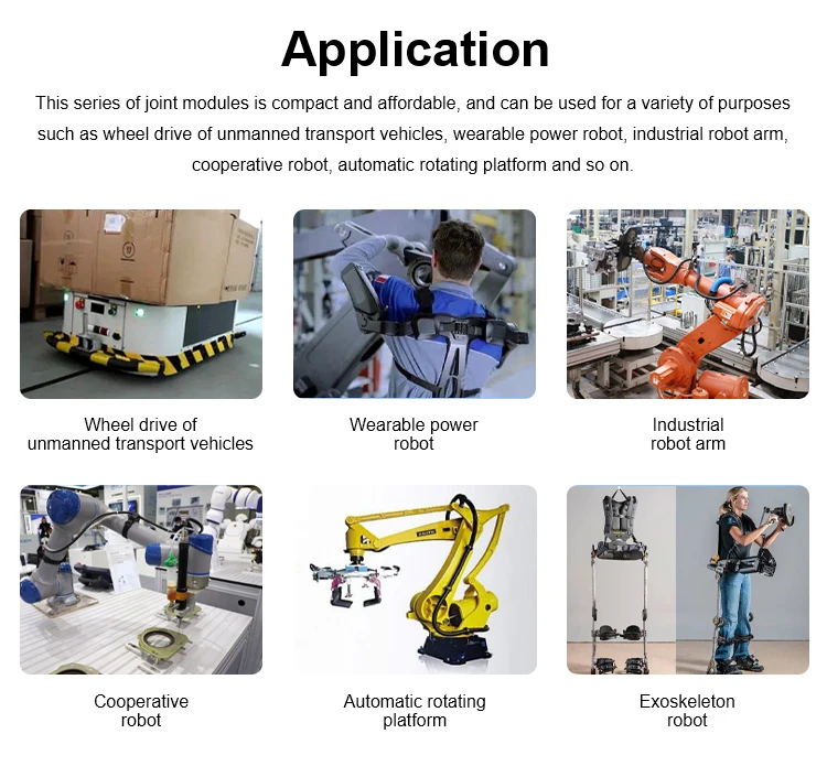 90mm Servo Motor Integrated Robotic Arm Actuator Reducer Arm Joint ...