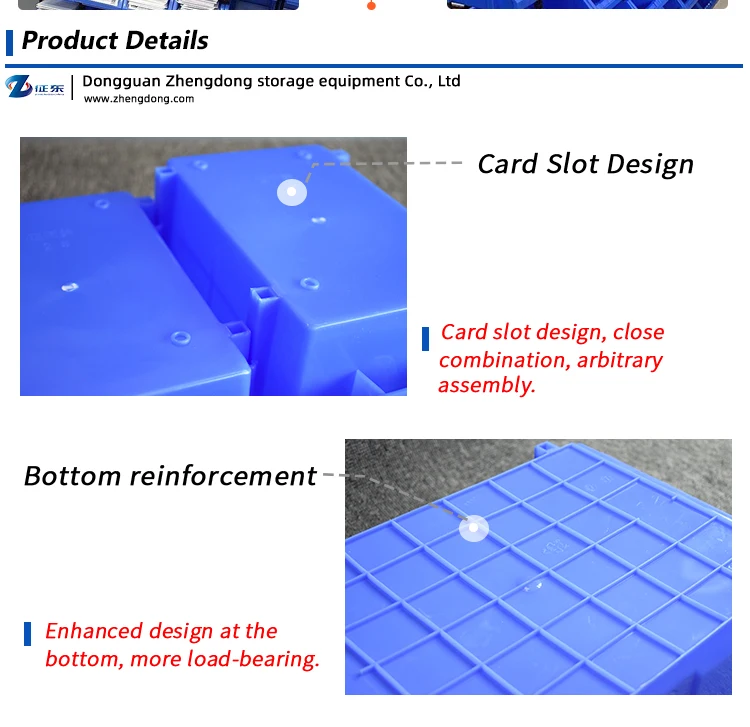 Stackable Plastic Storage Tool Parts Bin - High Quantity