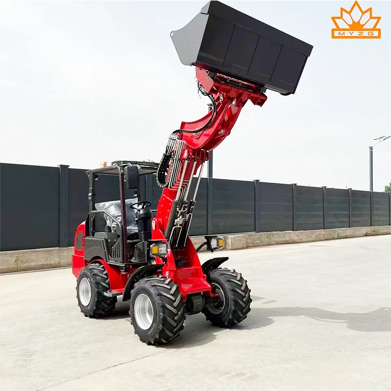 4WD Diesel Telescopic Front Wheel Loader 2300kg Load Capacity 900kg ...